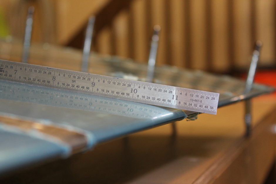 Elevator Trailing Edge Forming - F1 Rocket Hangar