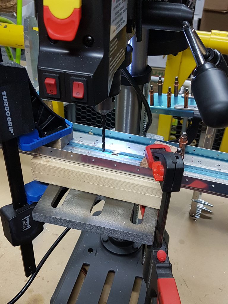 F1 Mod – Horizontal Stabilizer – Rear Spar Bar Drilling - F1 Rocket Hangar