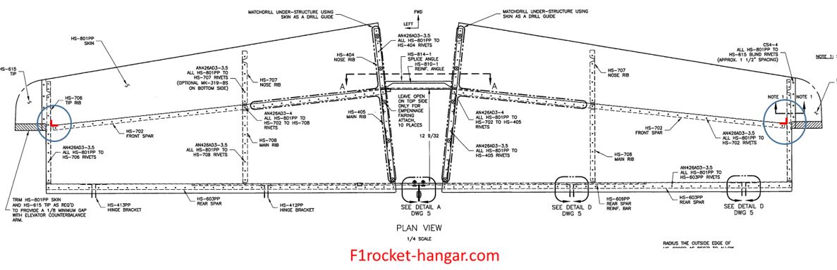 F1 Mod – Horizontal Stabilizer Front Spar/Tip Rib Bracket - F1 Rocket ...
