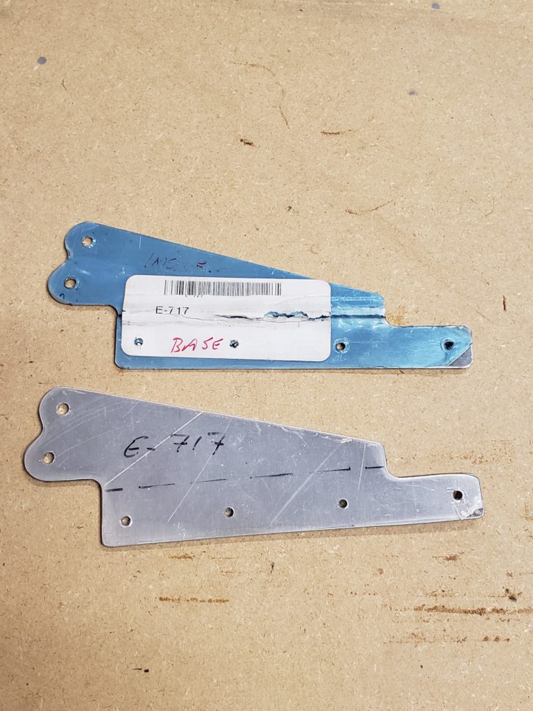 Trim Tab and Hinge - F1 Rocket Hangar