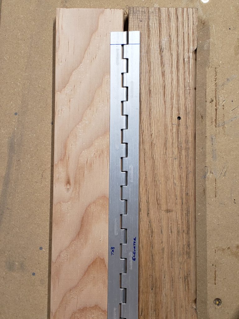Trim Tab and Hinge - F1 Rocket Hangar