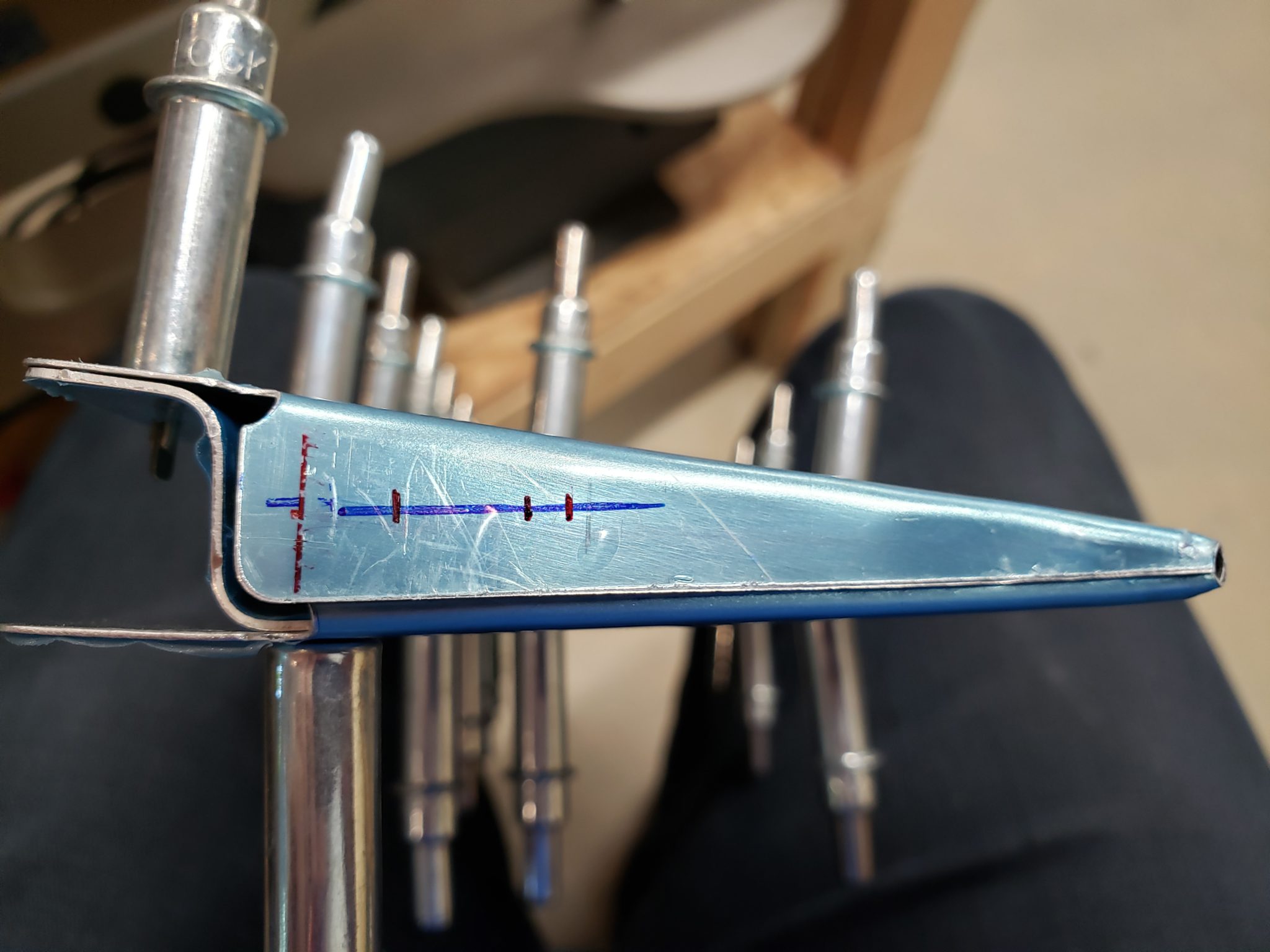 Trim Tab and Hinge - F1 Rocket Hangar