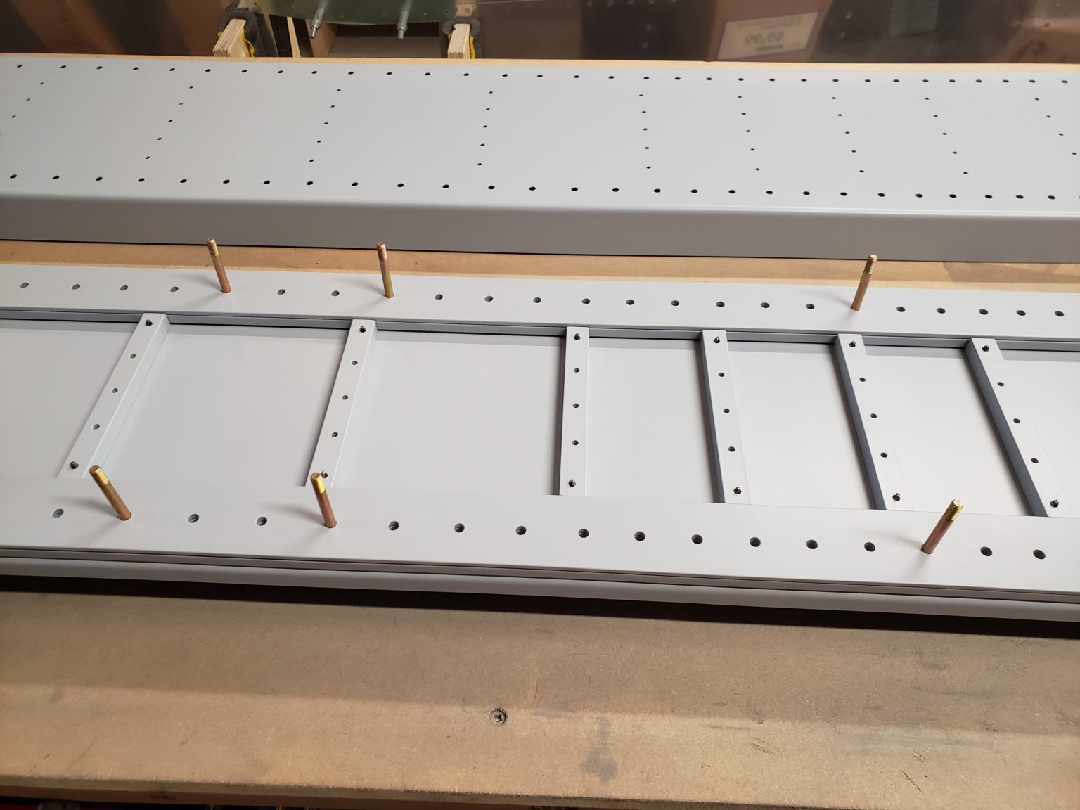 Main Spar Spacer Blocks - F1 Rocket Hangar