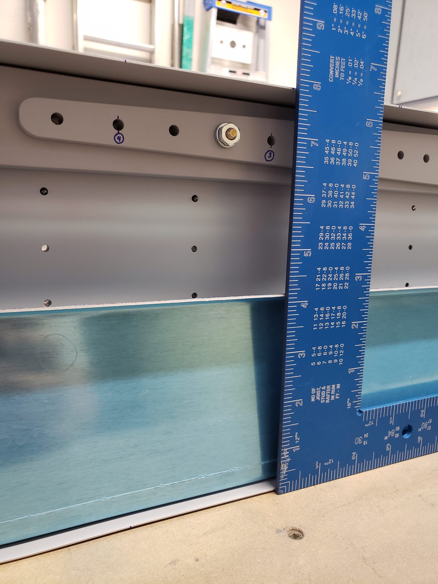 Rear Spar Attach Doubler and Flanges - F1 Rocket Hangar