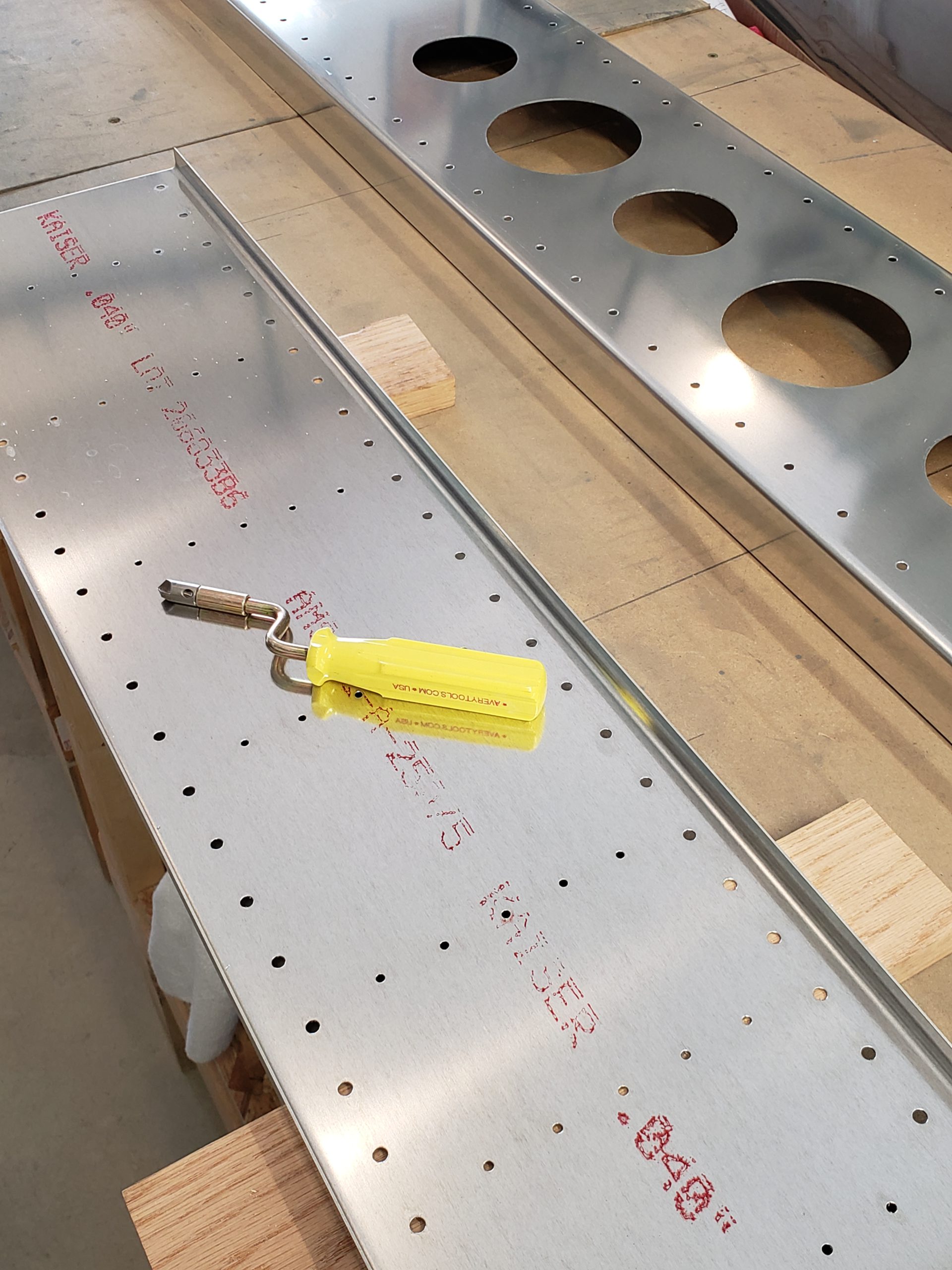 Fitting the Right Wing Spar Doubler Extension - F1 Rocket Hangar