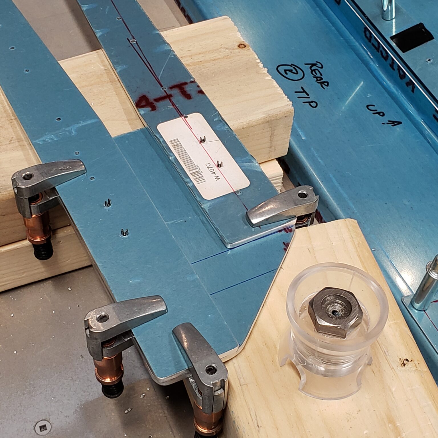 Rear Wing Spar Assembly - F1 Rocket Hangar