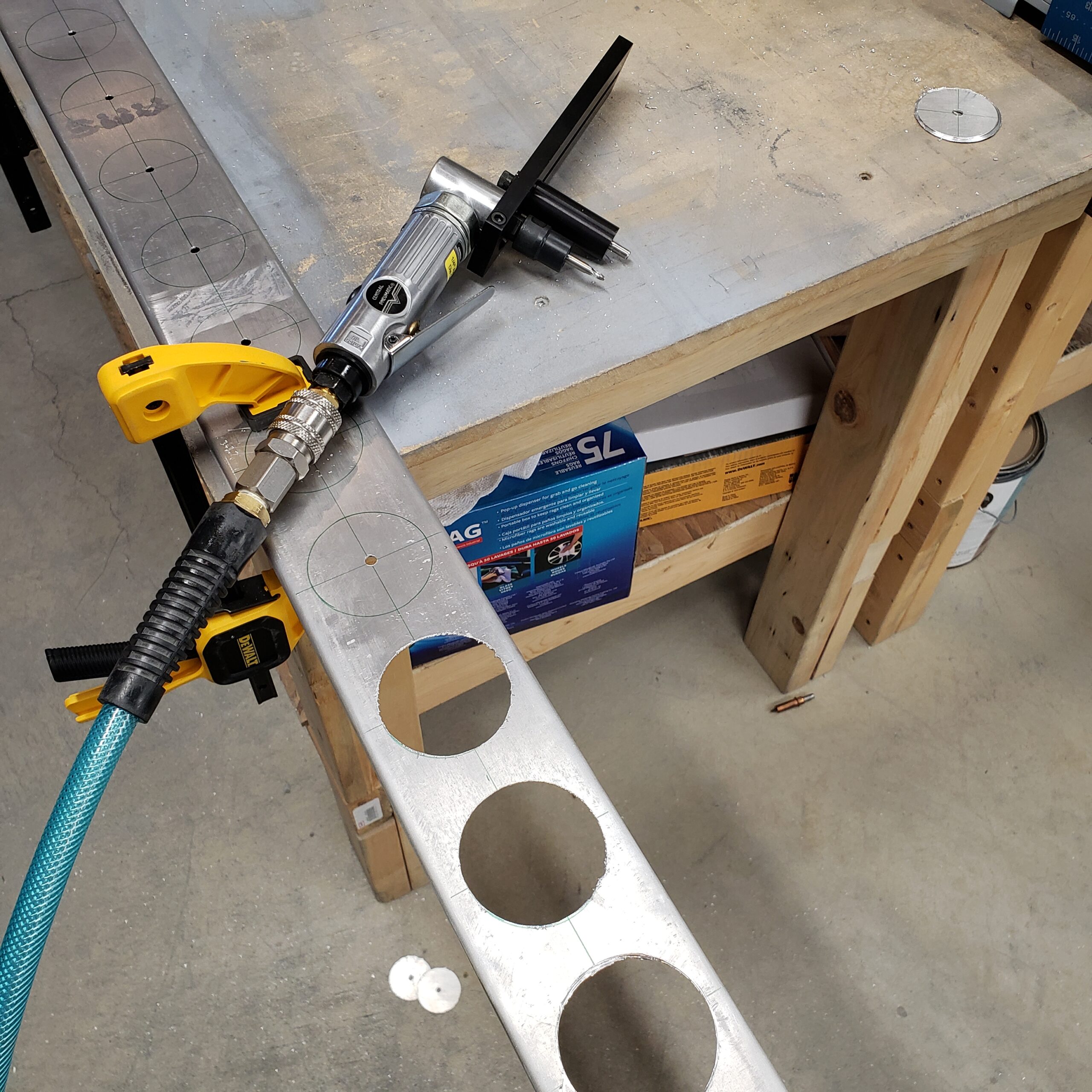 Aileron assembly – Pt. 3 – Lightening holes - F1 Rocket Hangar