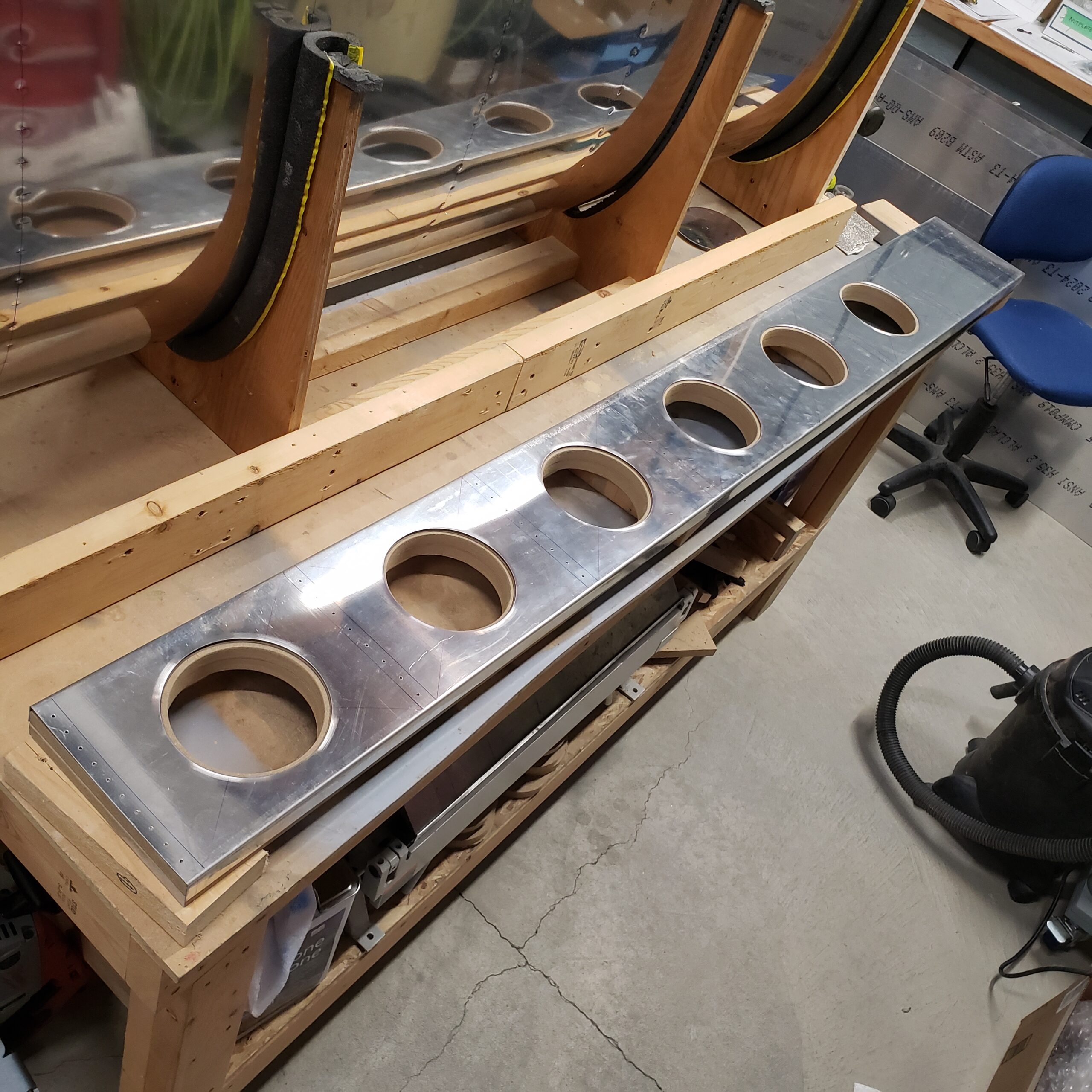 LH Fuel Tank Rear Baffle Jig - F1 Rocket Hangar