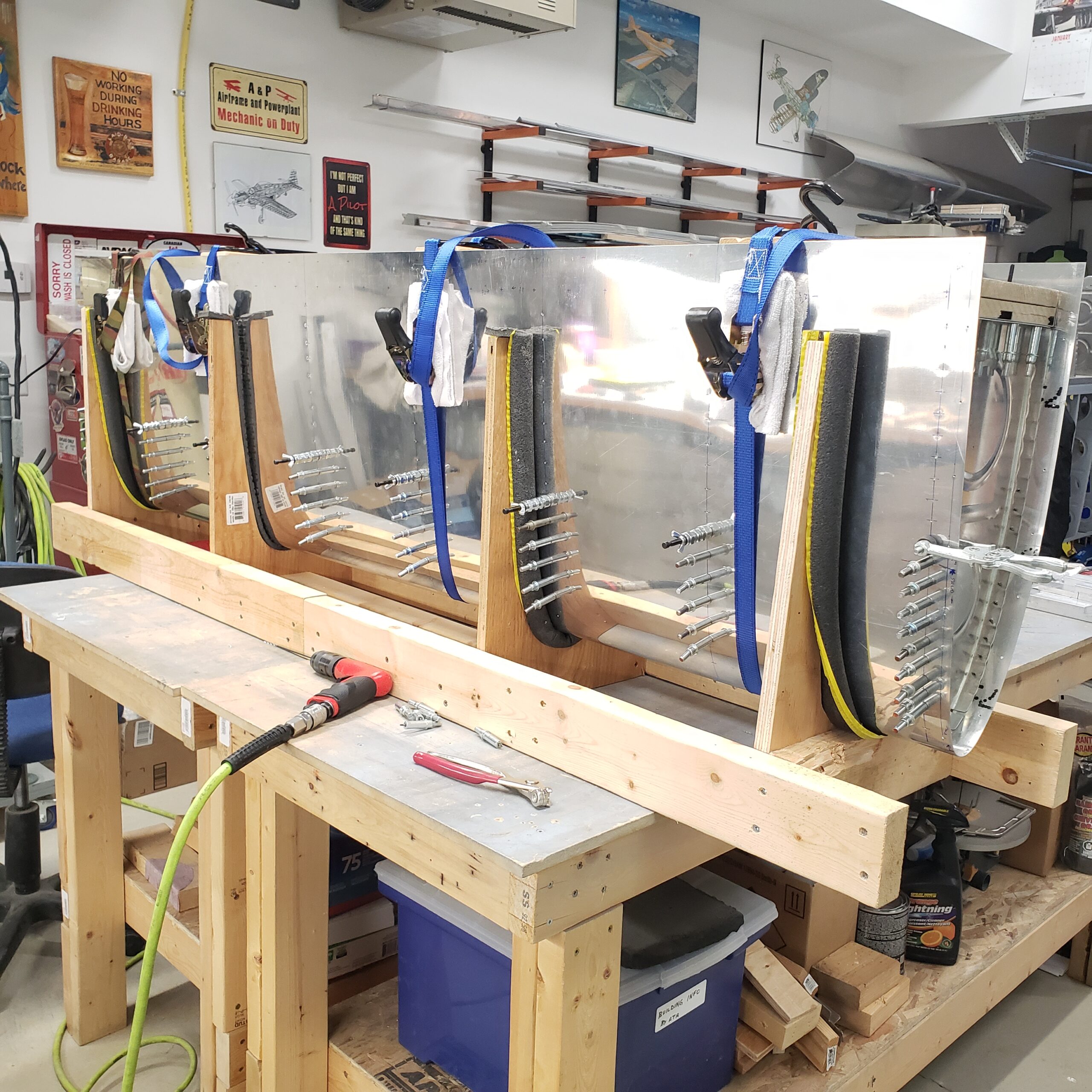 Left Fuel Tank – Match Drilling - F1 Rocket Hangar