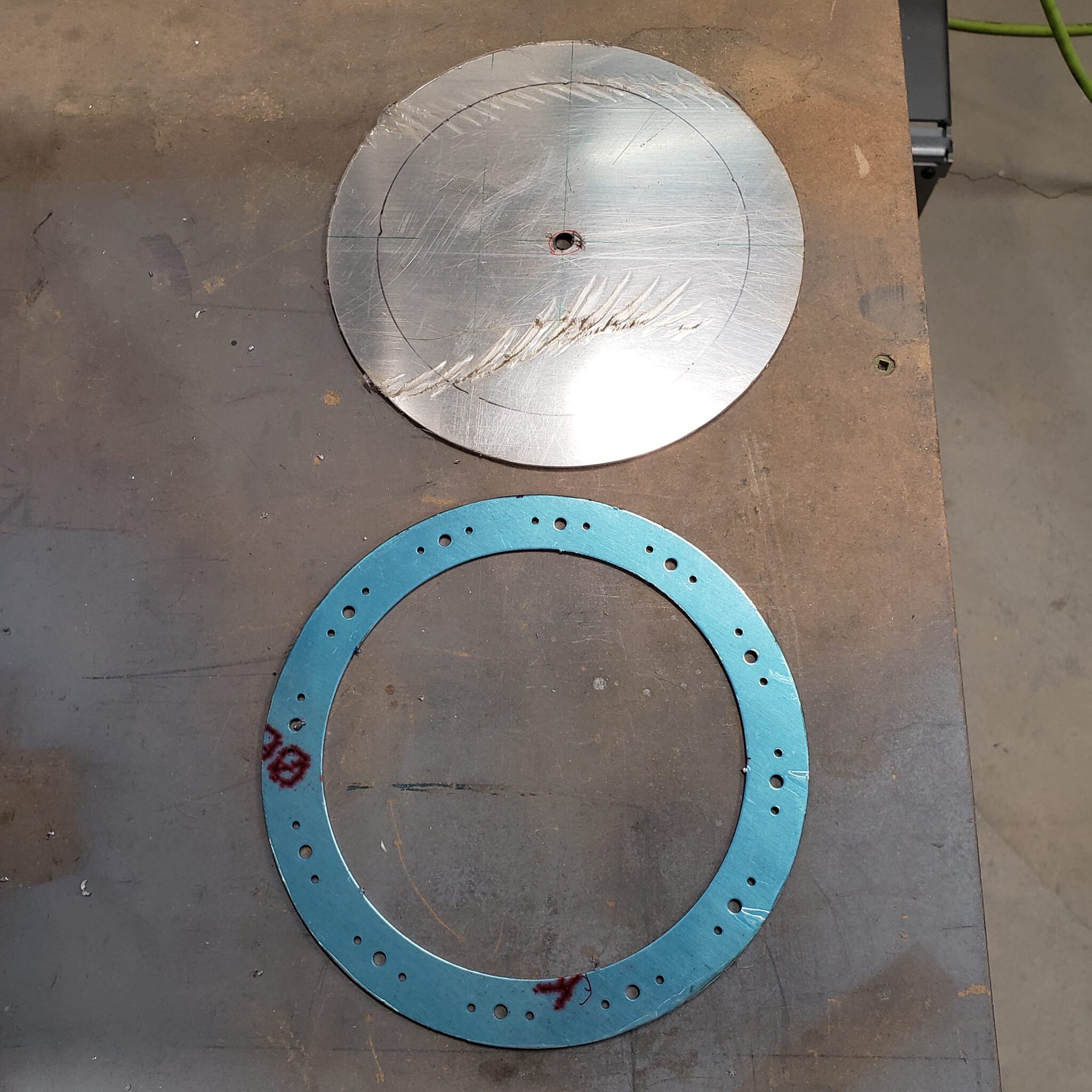 Tank Baffle Access Panel Plates - F1 Rocket Hangar