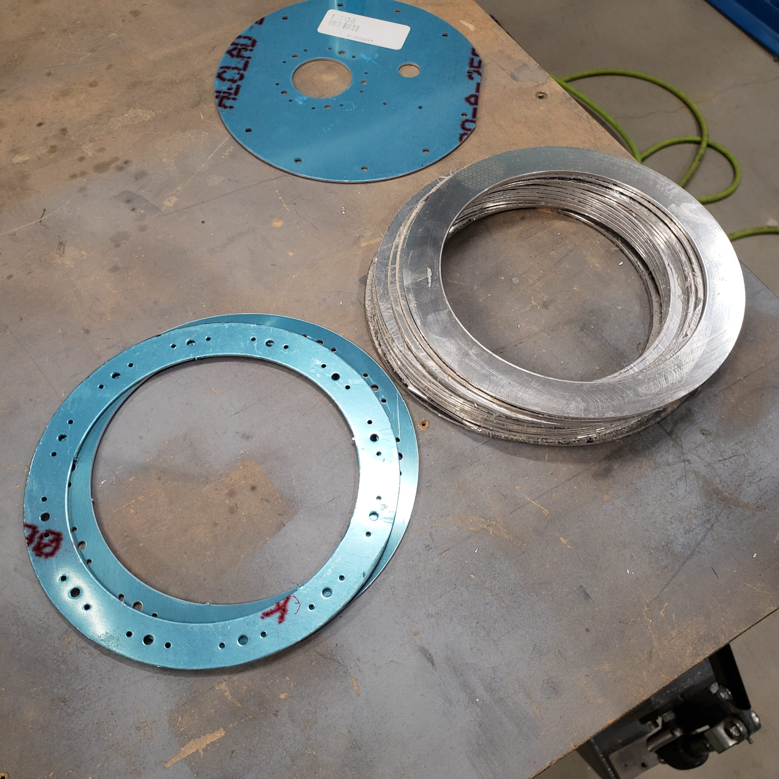 Tank Baffle Access Panel Plates - F1 Rocket Hangar