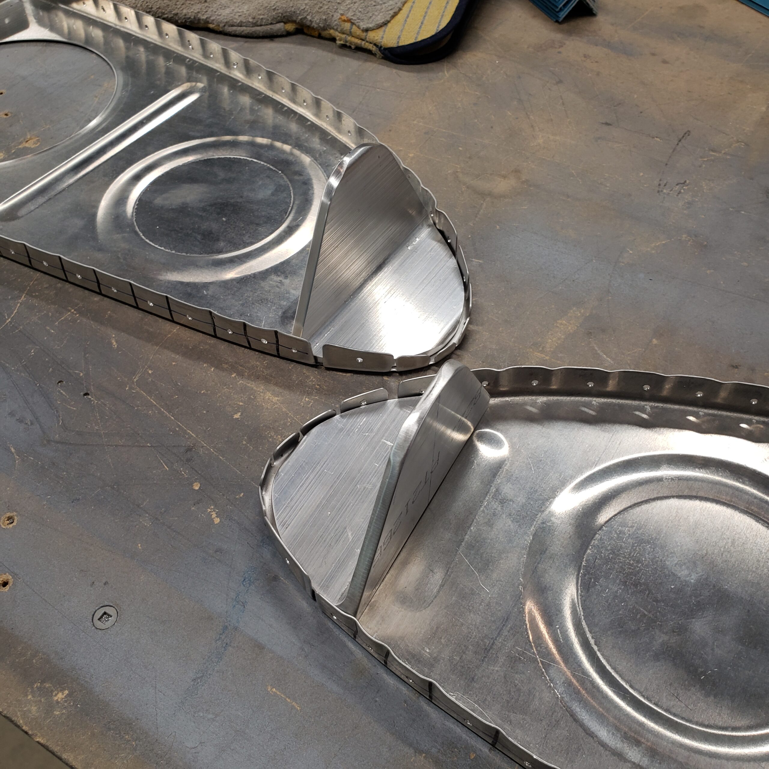 Fuel Tank Stiffeners and Tank Bracket - F1 Rocket Hangar