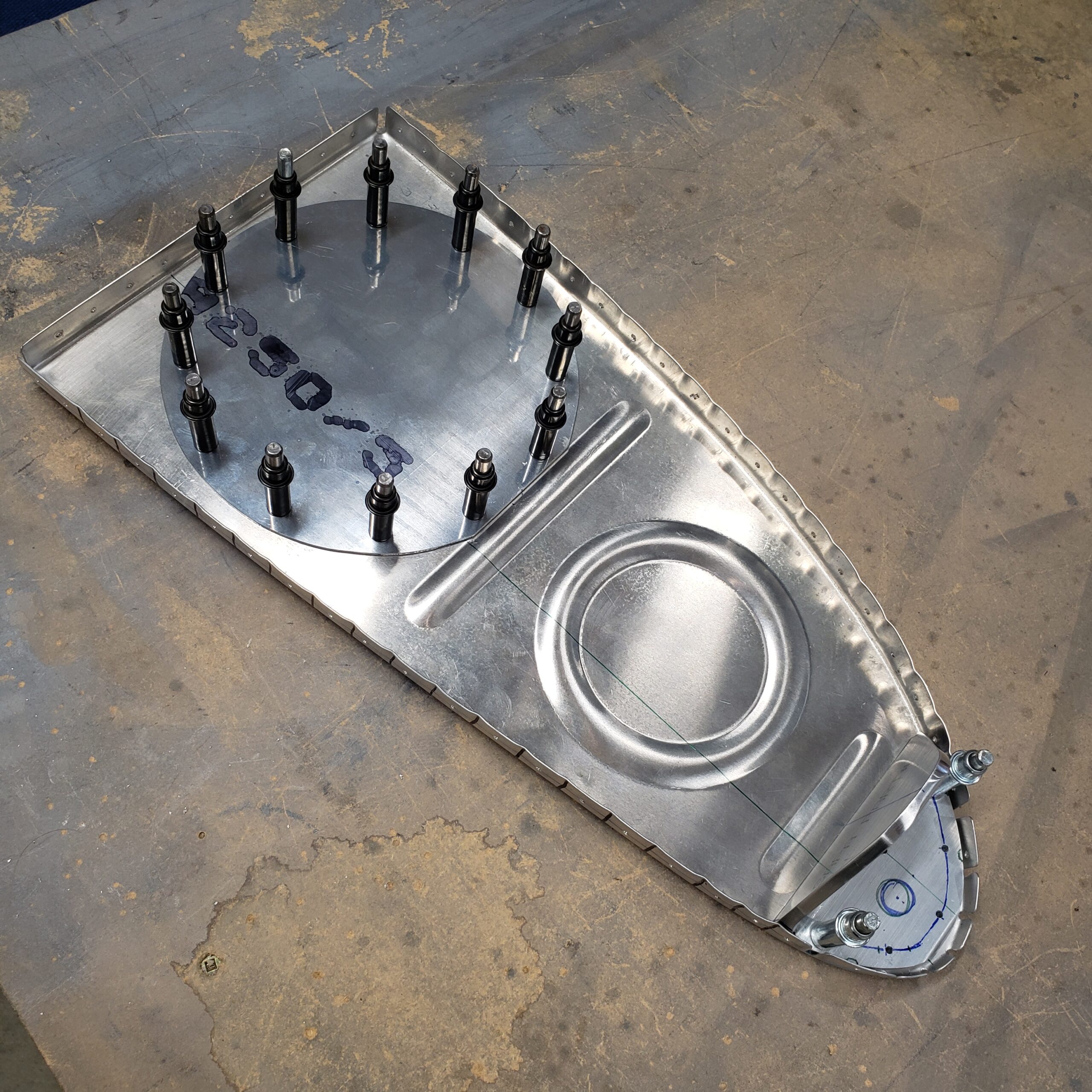 Fuel Tank Root Rib Work - F1 Rocket Hangar