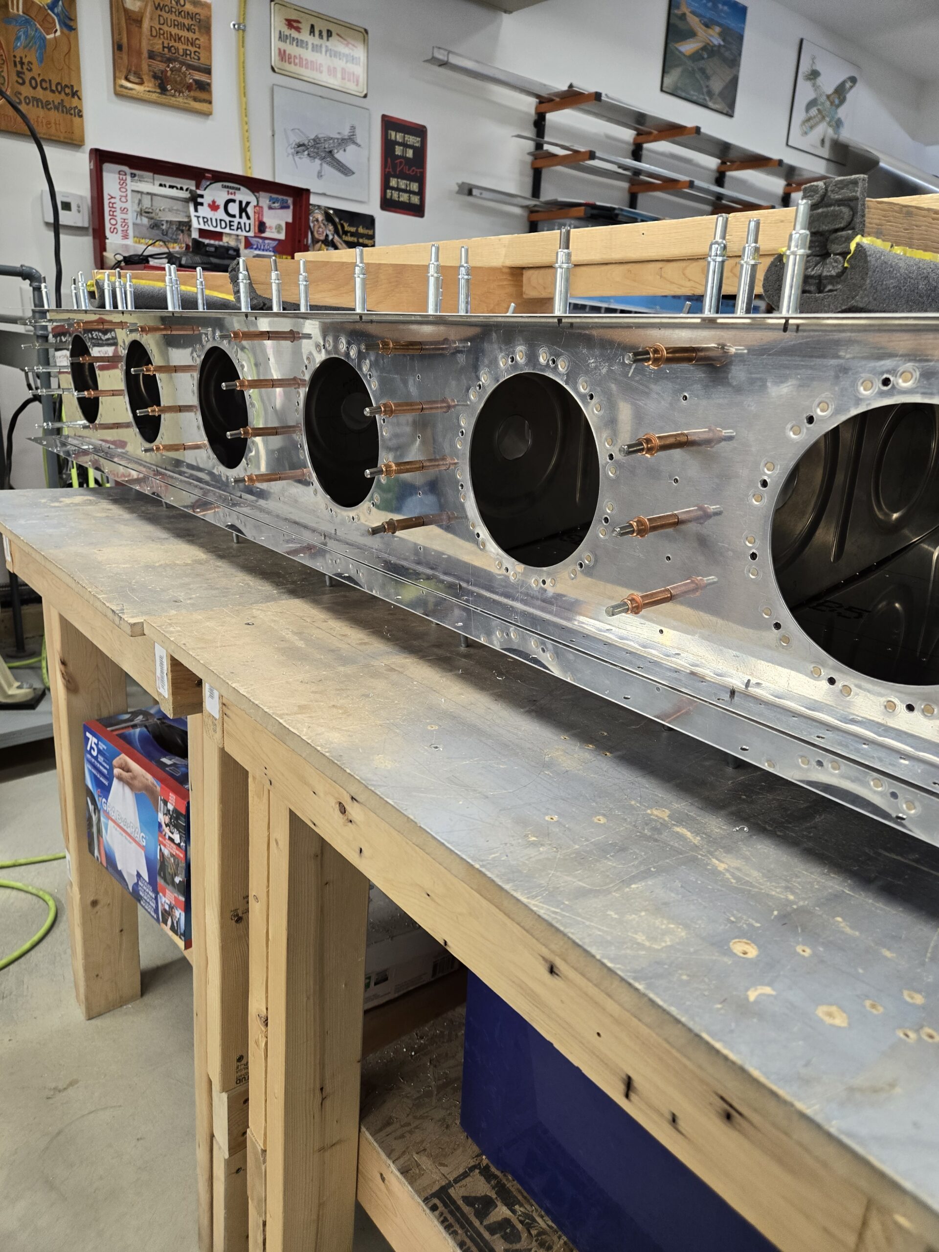 Fuel Tank Baffle Access Panels Continued - F1 Rocket Hangar